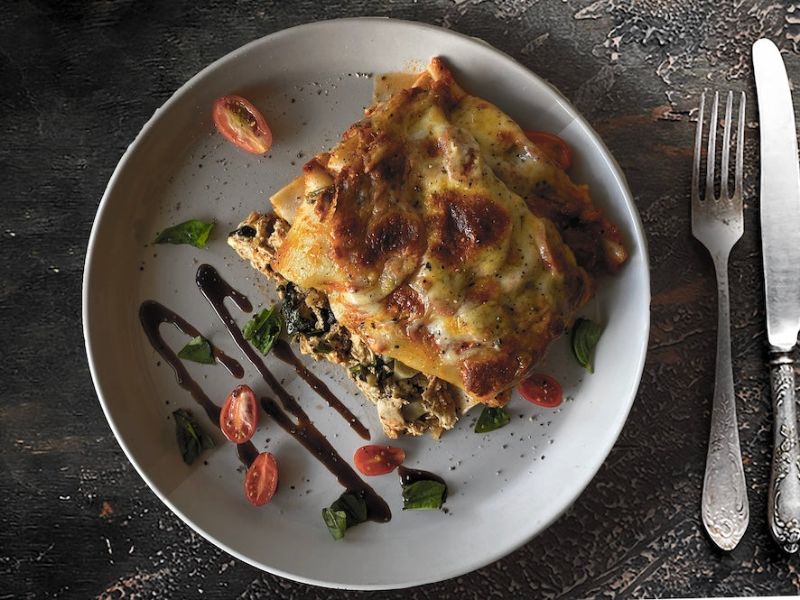 Cannelloni de pollo con Rub #6 NAPOLI🇮🇹, espinaca y alcachofa – Spicy & Co